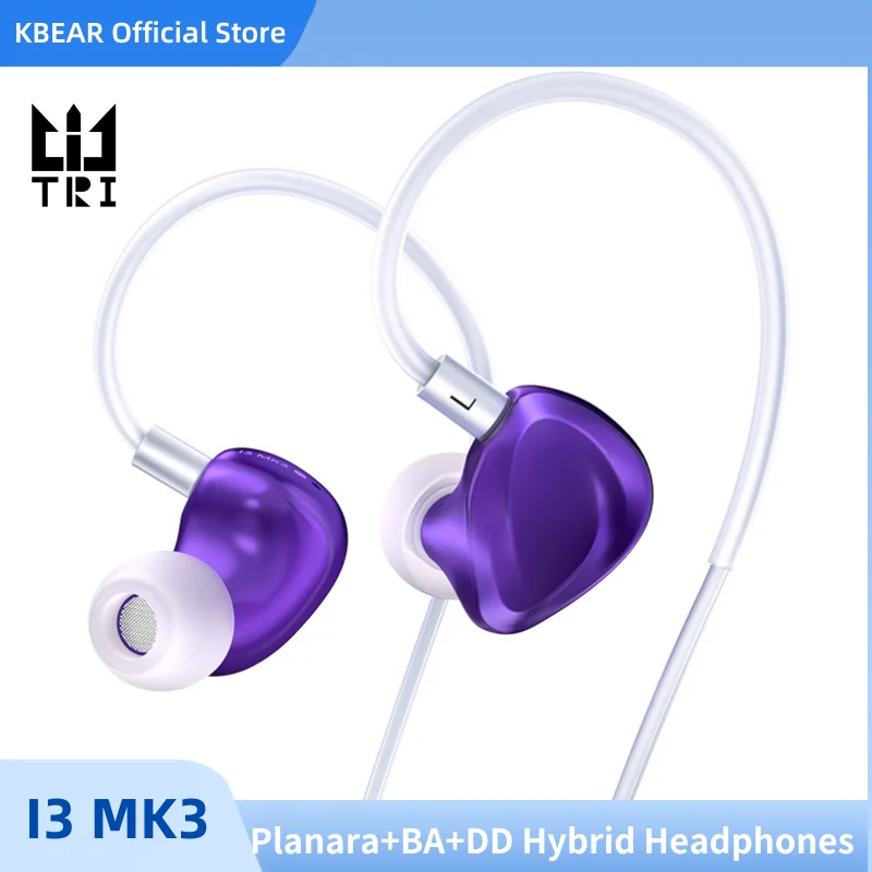 TRI-I3-MK3-3rd-Gen-Planara-BA-DD-Hybrid-Flagship-IEM-In-Ear-Monitor ...