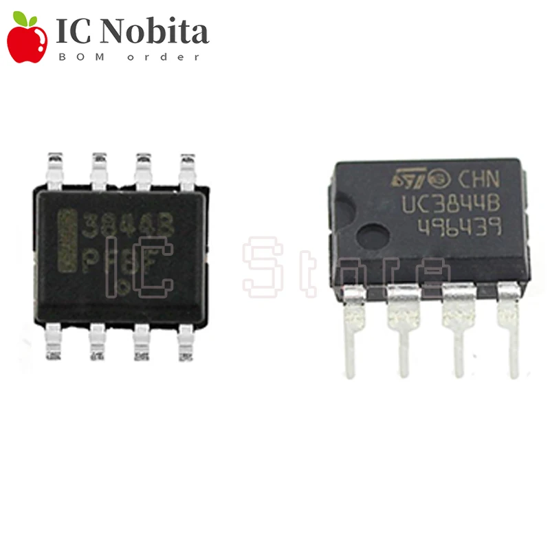 10PCS-UC3844-UC3844AN-UC3844B-UC3844BD-3844B-3844A-UC3844BN-3844AN-DIP ...