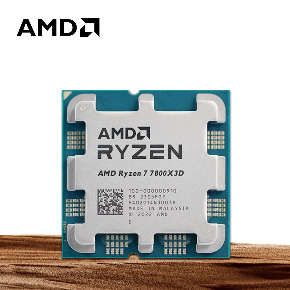 AMD Ryzen 7 7800X3D 8 núcleos 16 hilos L3 = 96M 4,2 GHz procesador de ...