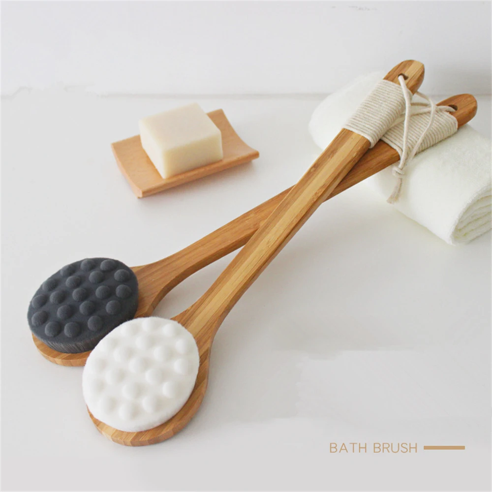 Bamboo-Bathroom-Body-Brushes-Long-Handle-Natural-Wool-Soft-Face ...