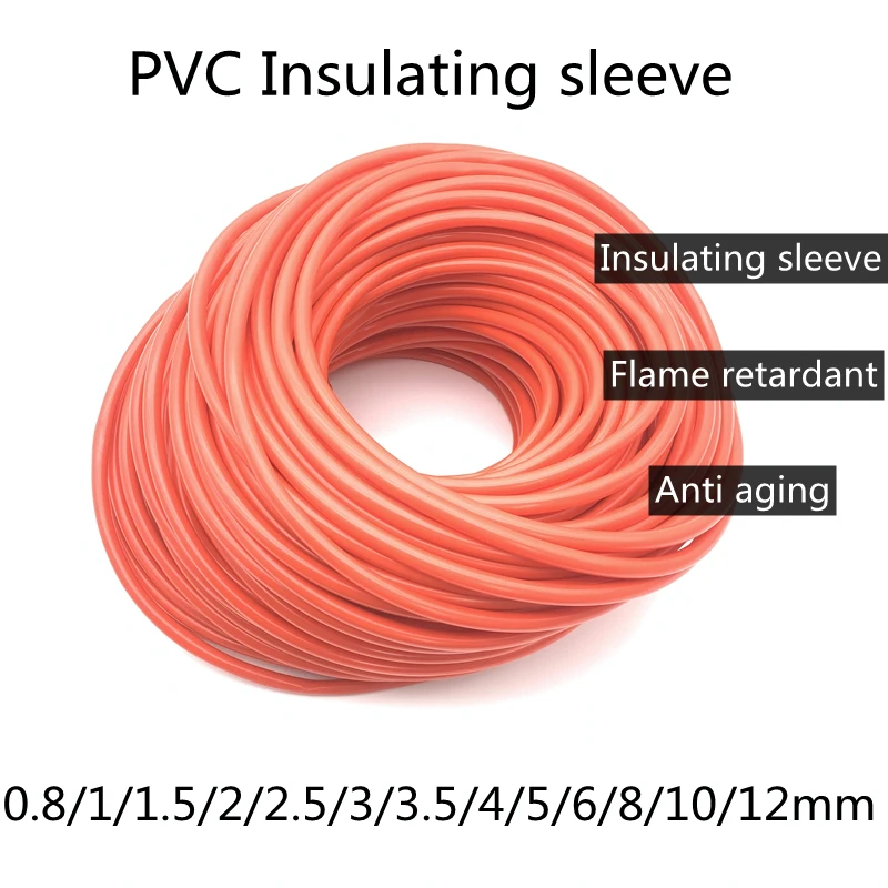 5/10m Pvc Casing Inner Diameter 0.5mm ∽ 12mm Color Insulating Casing ...