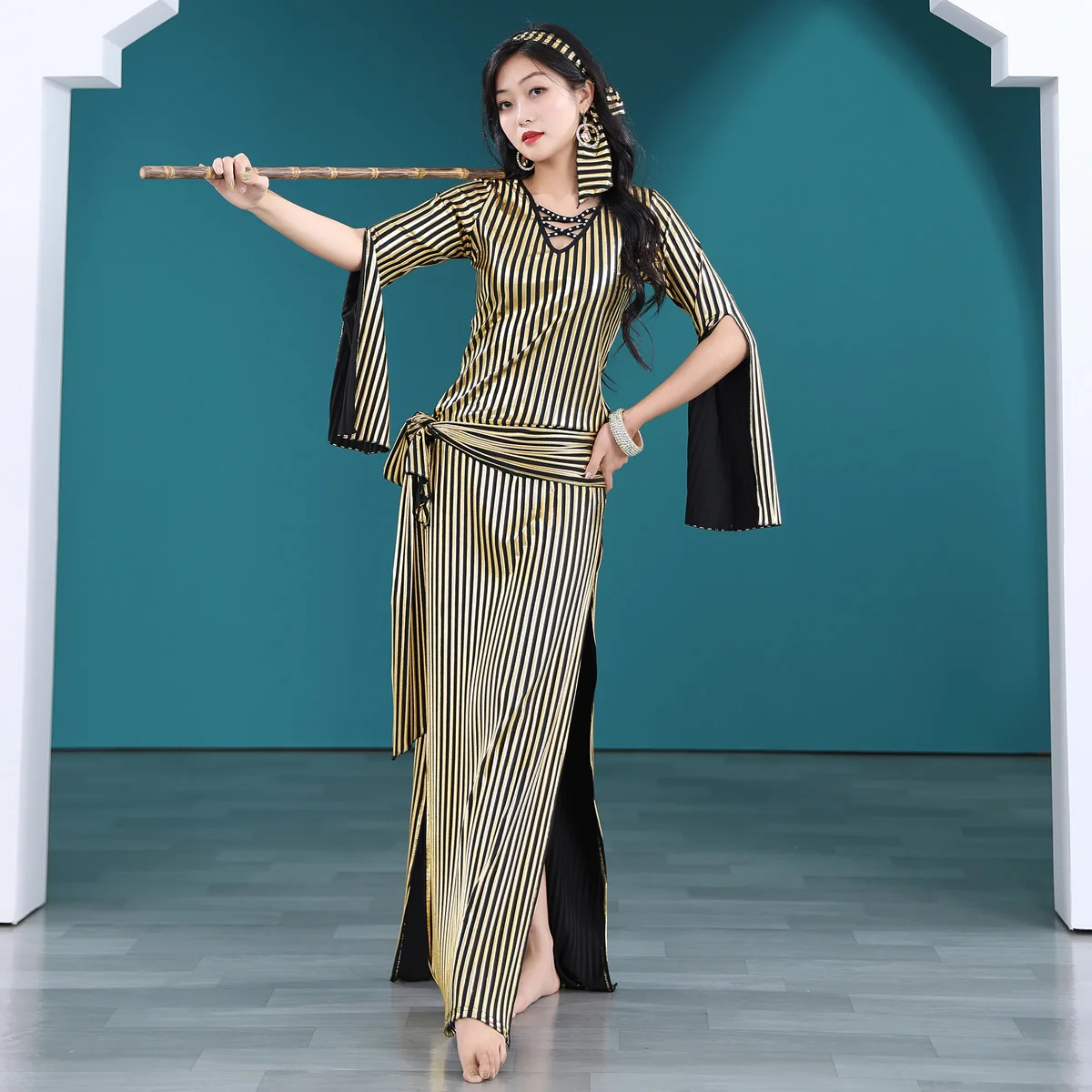 Vestido-de-actuaci-n-de-danza-del-vientre-profesional-para-mujer-traje ...