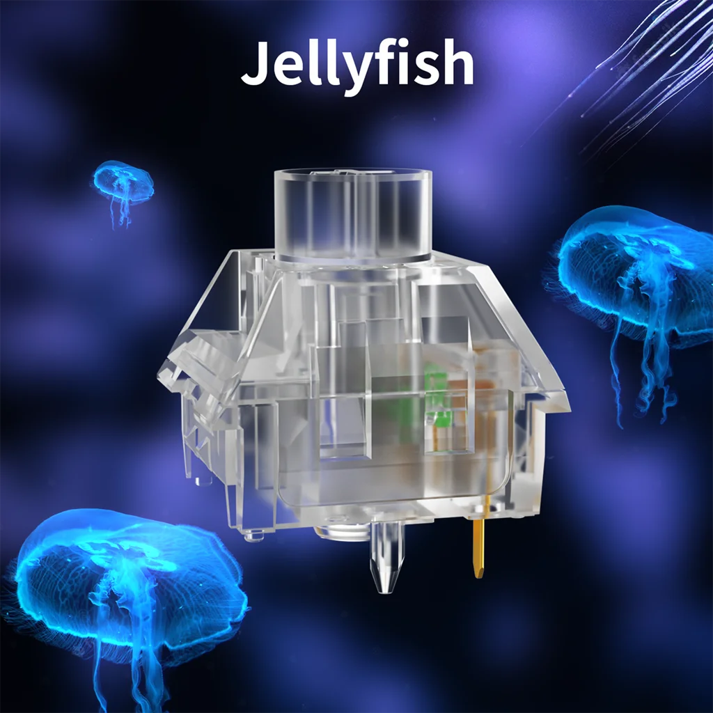 Kailh-Box-Jellyfish-Mechanical-Keyboard-Switch-DIY-Transparent-clicky ...