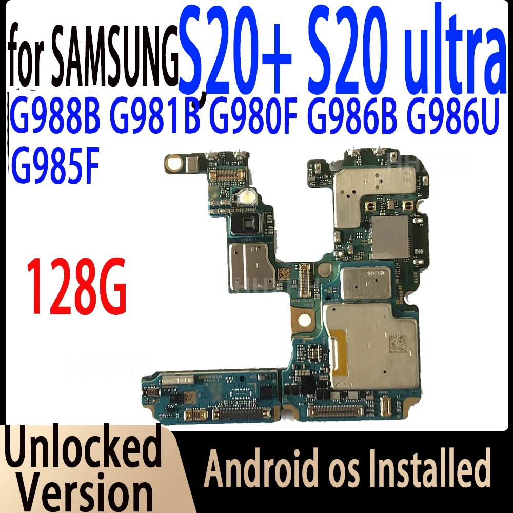 100-Working-Unlocked-Mainboard-For-Samsung-Galaxy-S20-G980F-G981U-G981B ...
