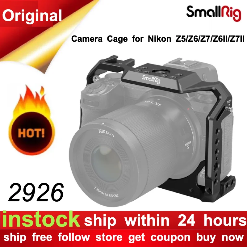 Smallrig Full Camera Cage For Nikon Z5/z6/z7/z6ii/z7ii Camera With Cold ...