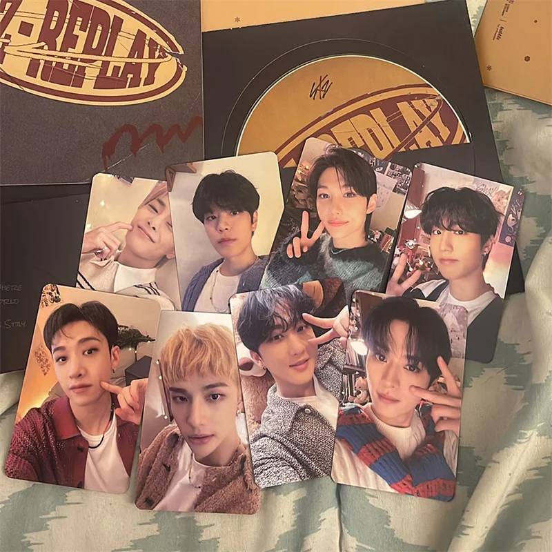 8Pcs/Set Straykids Skz Stay Fanclub Postcards New AlbumHigh Quality HD ...