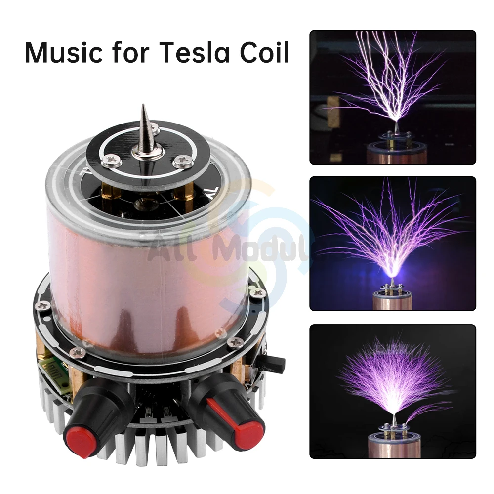 Artificial-Lightning-Mini-Plasma-Music-Tesla-Coil-Arc-Generator ...
