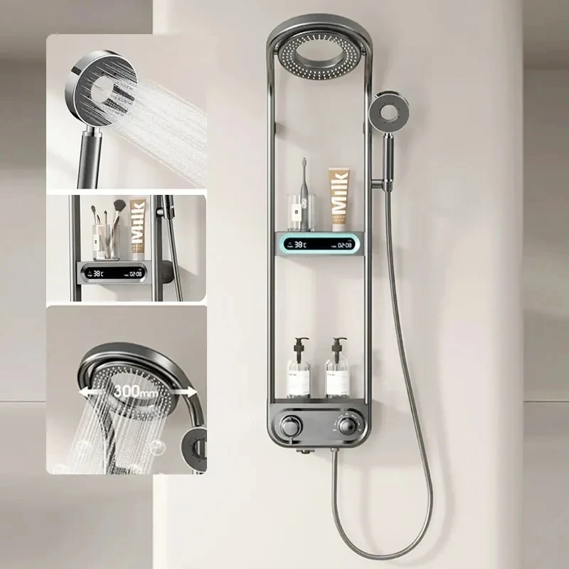 Thermostatic-Shower-Faucet-set-Smart-Shower-System-Set-Brass-Digital ...