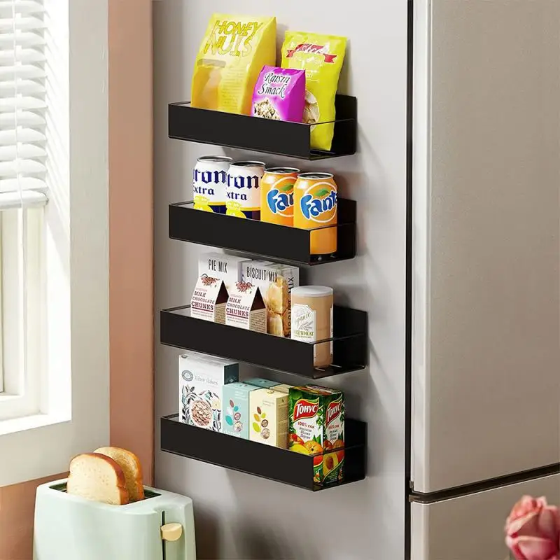 Refrigerator-Magnetic-Shelf-Spice-Sundry-Side-Storage-Rack-Hanging ...