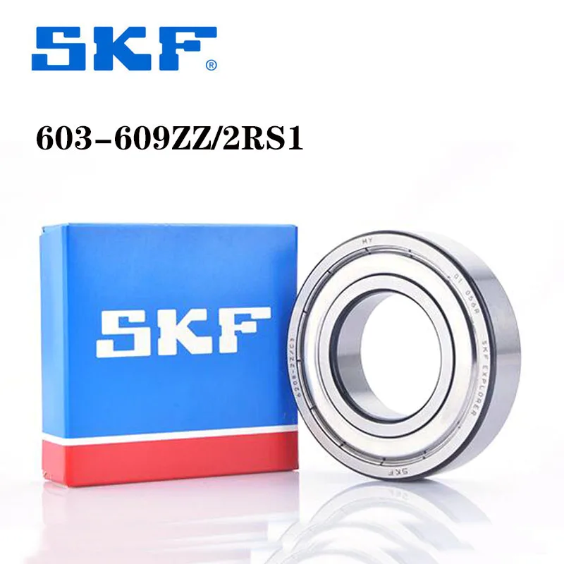 10Pcs-SKF-100-Origin-Import-603-604-605-606-607-608-609ZZ-2RS1-Deep ...