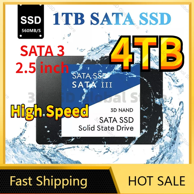 Disco Duro Sata3 Ssd de 2023 pulgadas, 4TB, 1TB, 2TB, portátil, Hdd 2,5, unidad interna de ...