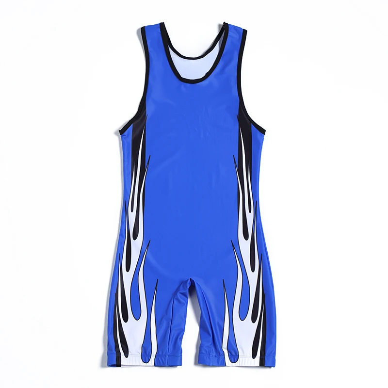 Camiseta-de-lucha-libre-azul-ropa-de-Control-de-barriga-gimnasio-sin ...