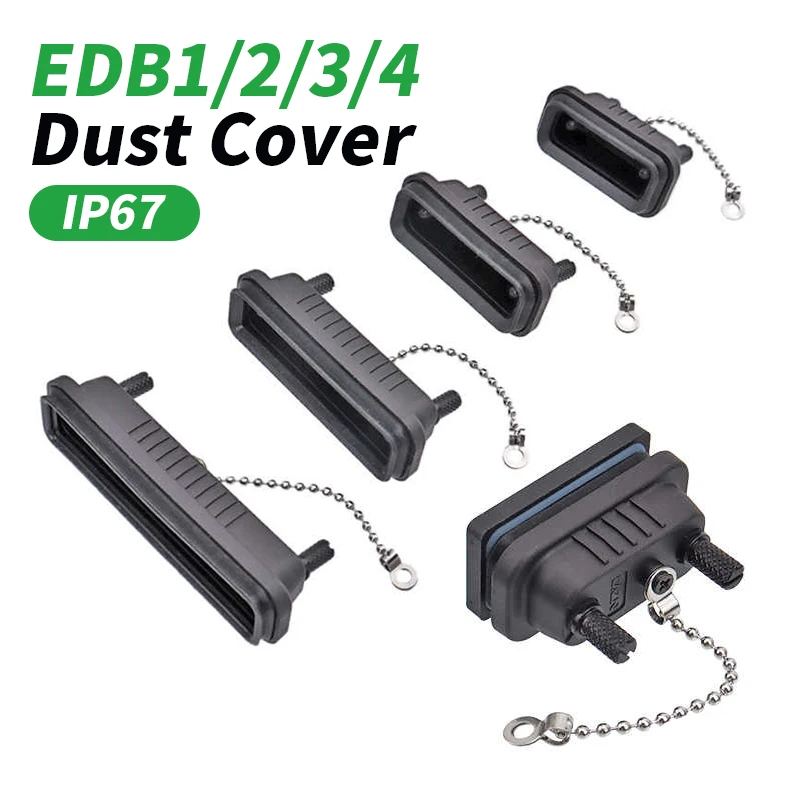 DB9 DB15 DB25 DB37 Socket Waterproof Cover Male Female D-SUB Plug ...