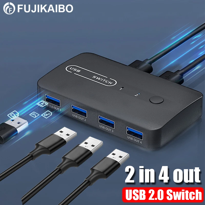 usb-2-0-switcher-two-computer-hosts-share-keyboard-and-mouse-sharing ...
