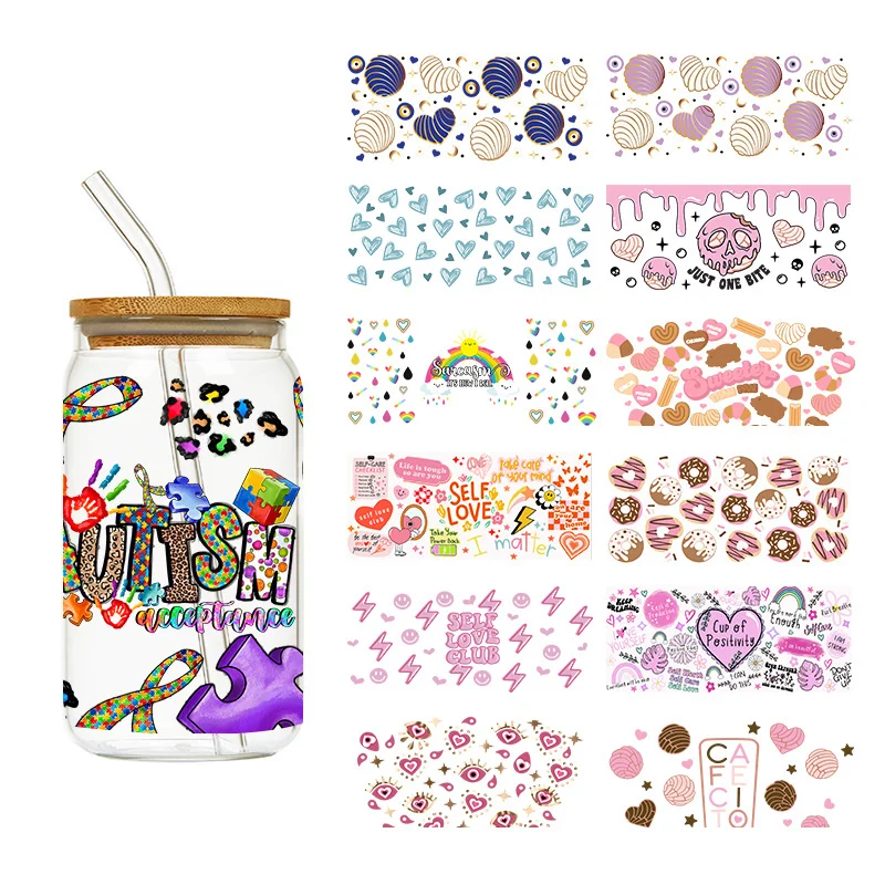 1PCS-Positivity-Self-Love-Club-Sweet-Autism-Awareness-UV-DTF-Cup-Wrap ...
