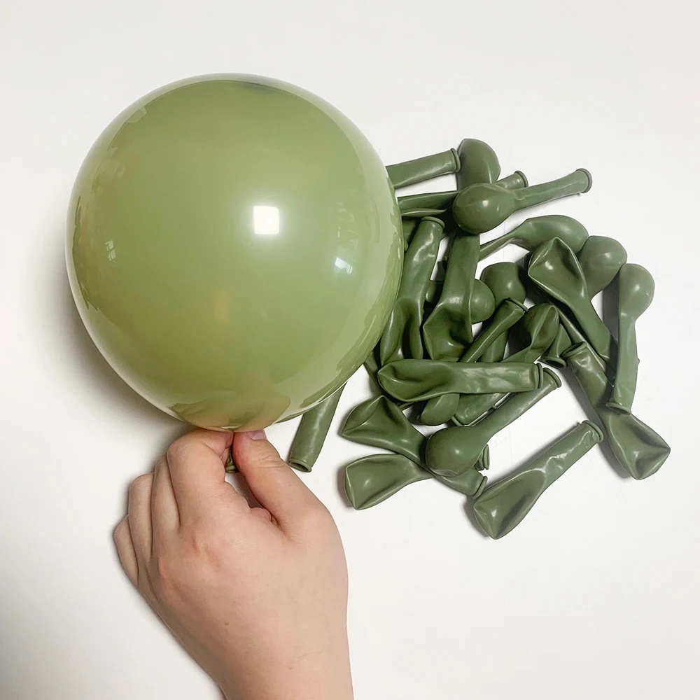 10/20/30 piezas de globos azul marino con diseño de piel de color ...