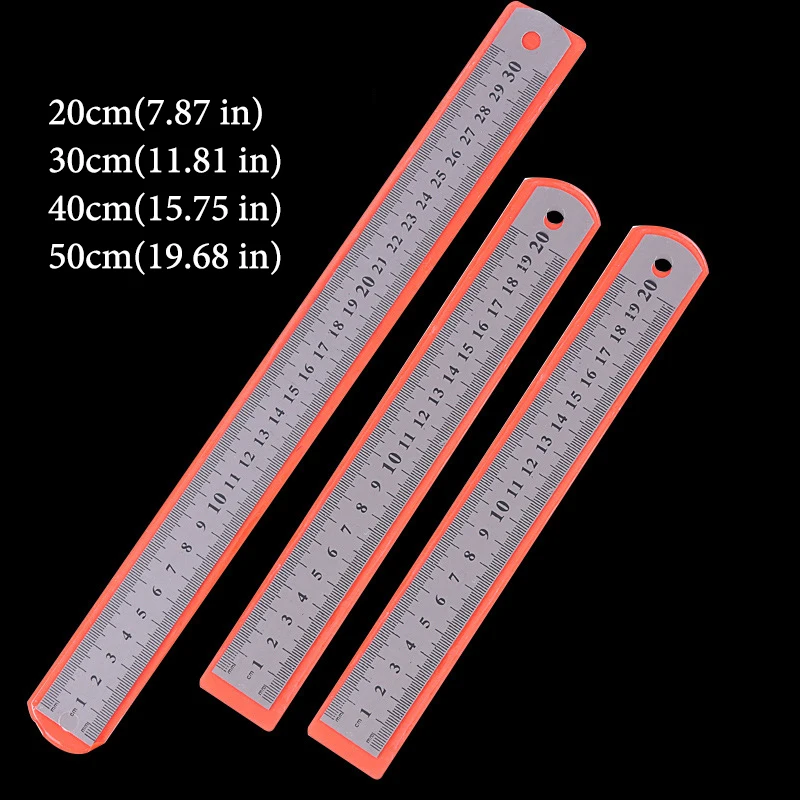 Regla-recta-de-acero-inoxidable-20cm-30cm-40cm-50cm-b-sculas-m-tricas-e ...