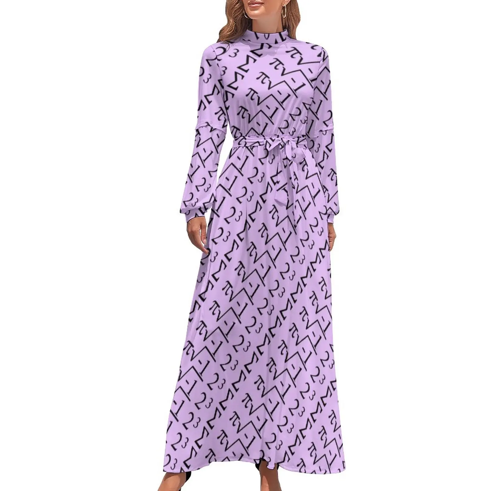 Funny-Math-Formula-Dress-High-Neck-I-Ate-Some-Pie-Graphic-Bohemia ...