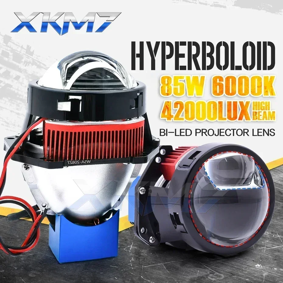 3-inch-Matrix-Bi-LED-Projector-Hyperboloid-Lenses-85W-42000LUX-LED ...