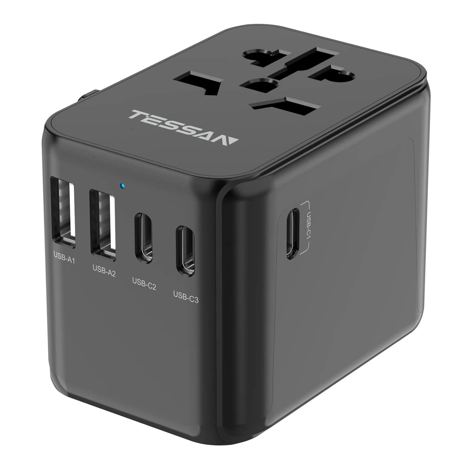 Tessan Universal Travel Adapter All-in-one Travel Charger With Usb ...
