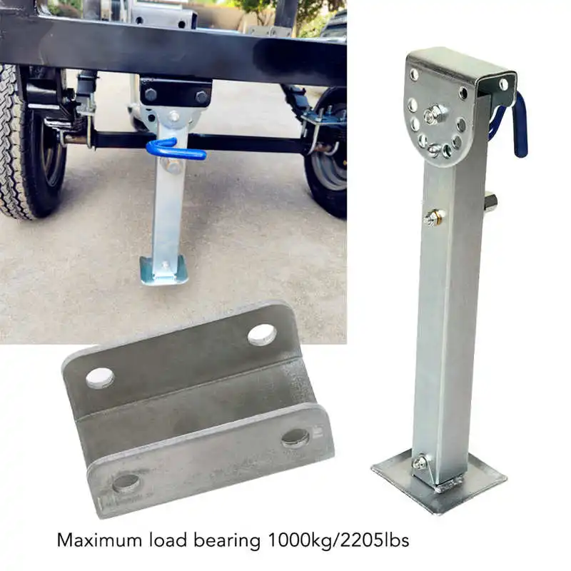 Trailer Lift Jack Drop Leg Telescoping 460-680mm 1000kg Load Capacity ...