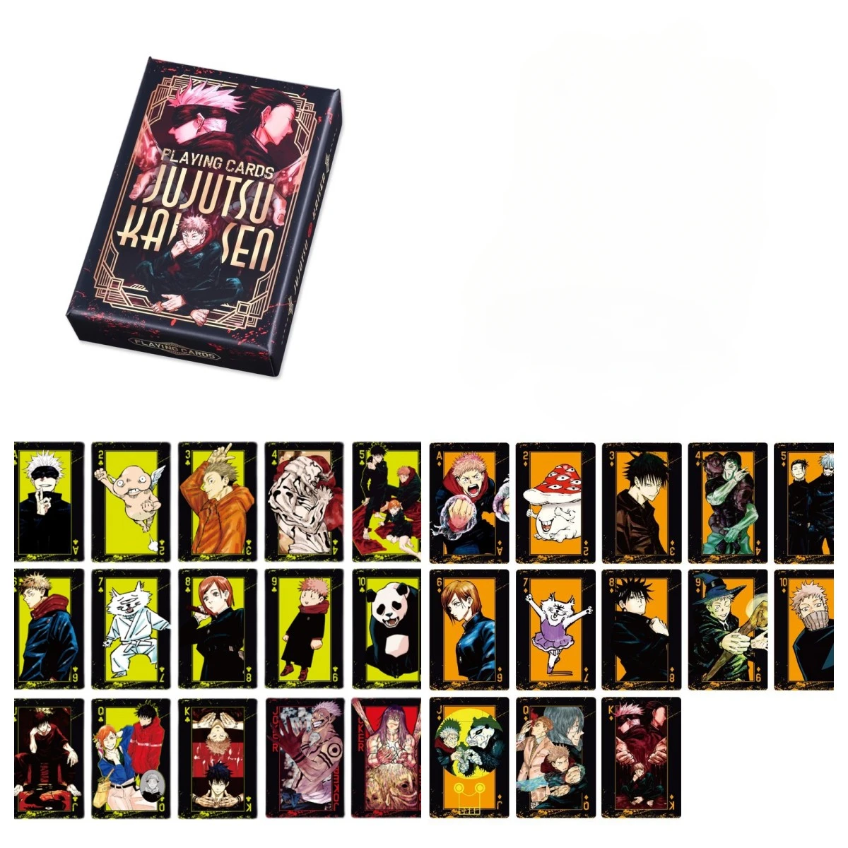 54-Pcs-Set-Anime-Jujutsu-Kaisen-Poker-Playing-Cards-Gojo-Satoru-Sukuna ...