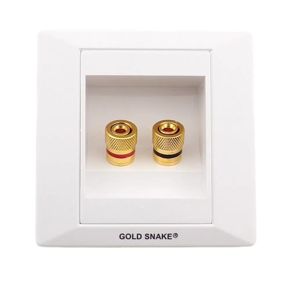 Two Position Speaker Panel 4mm Banana Socket Gold Plated Terminal ...