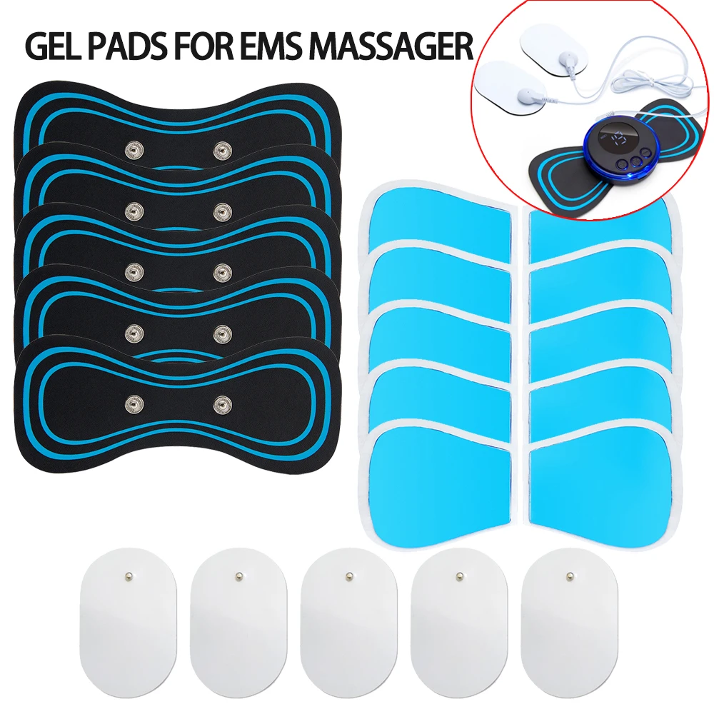 Gel Pads for Ems Massager Neck Stretcher Patch Back Sticker Muscle ...