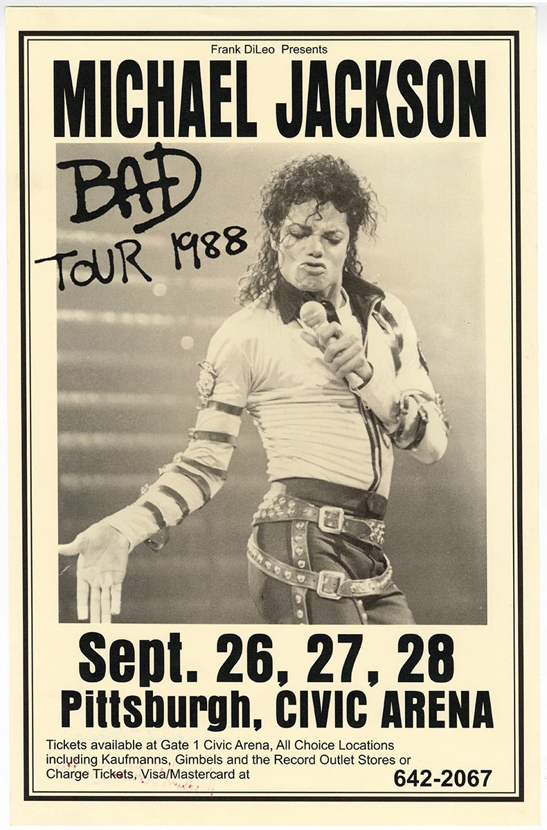 Michael Jackson Bad Poster