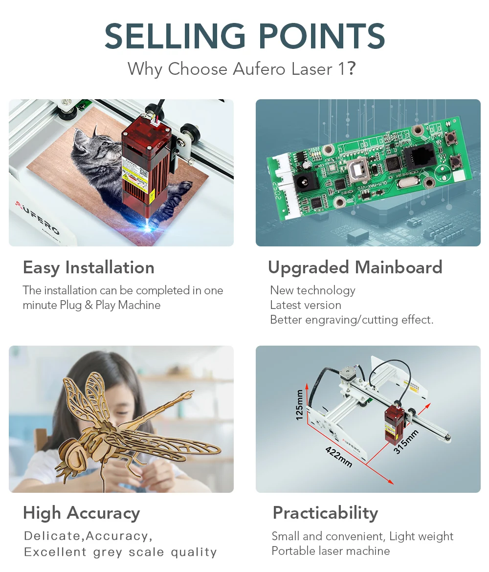 New Popular Portable Aufero Laser One Tombstone Headstone Marble Granite Engraver Machine for ...