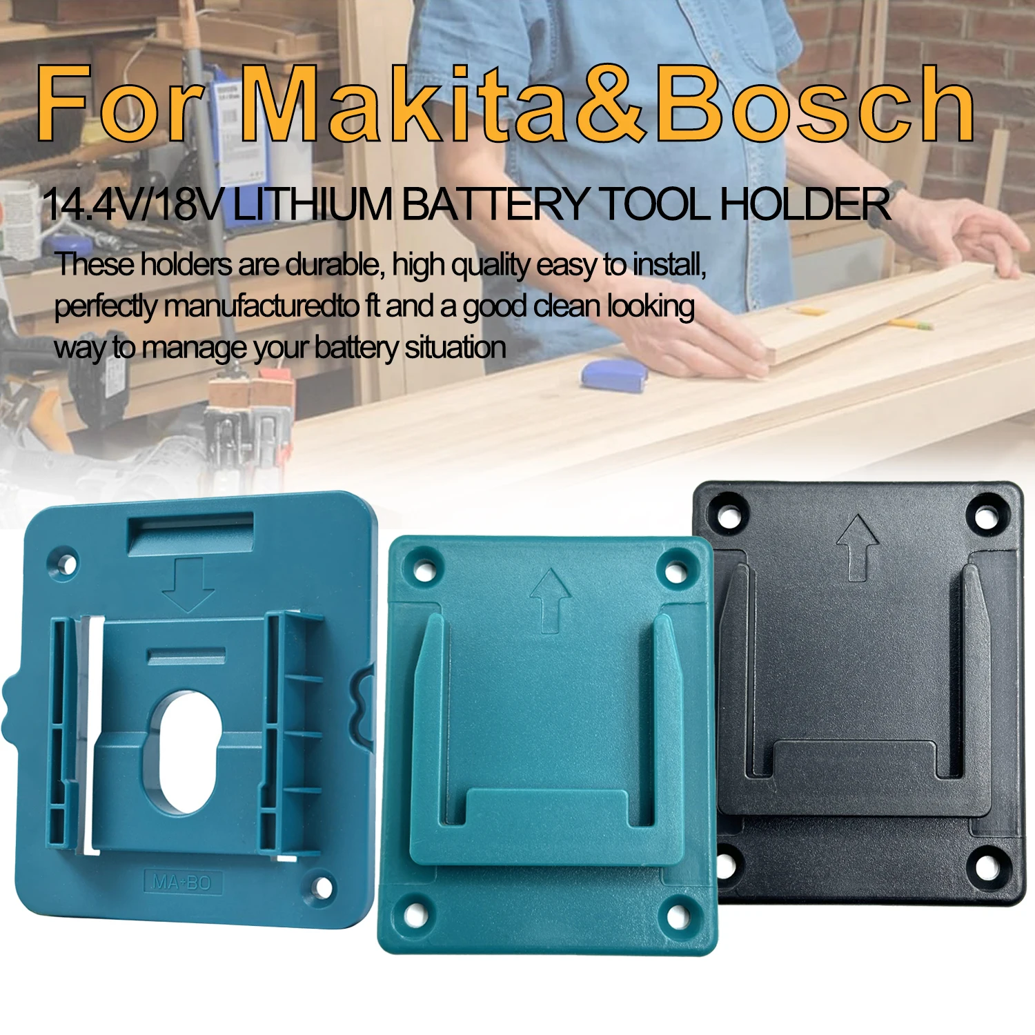 5/10 Pack Tool Holder with Screws for Makita&Bosch Drill Tools Holder ...