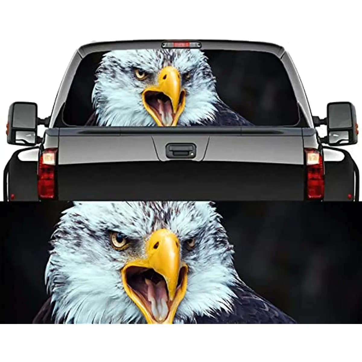 Car-Rear-Window-Sticker-American-Bald-Eagle-Rear-Window-Sticker-Decal ...