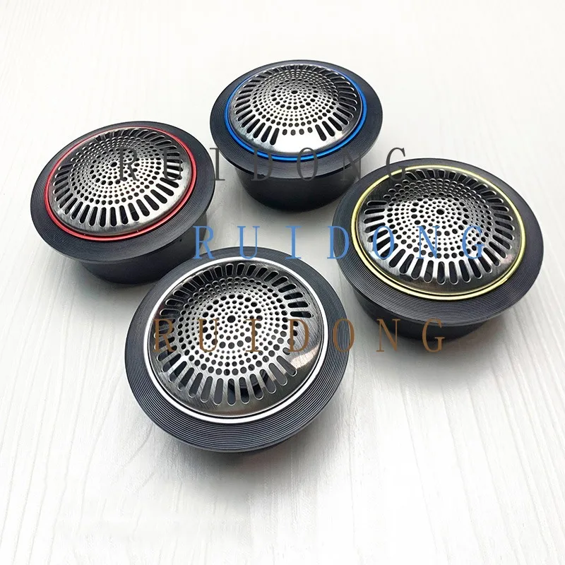 2pcs Stainless steel tweeter cover with base (surface-mount), car audio ...