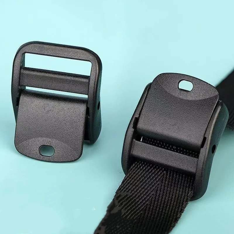 2PCS Plastic Press Belt Adjust Buckles Toggle Clip Backpack Straps ...
