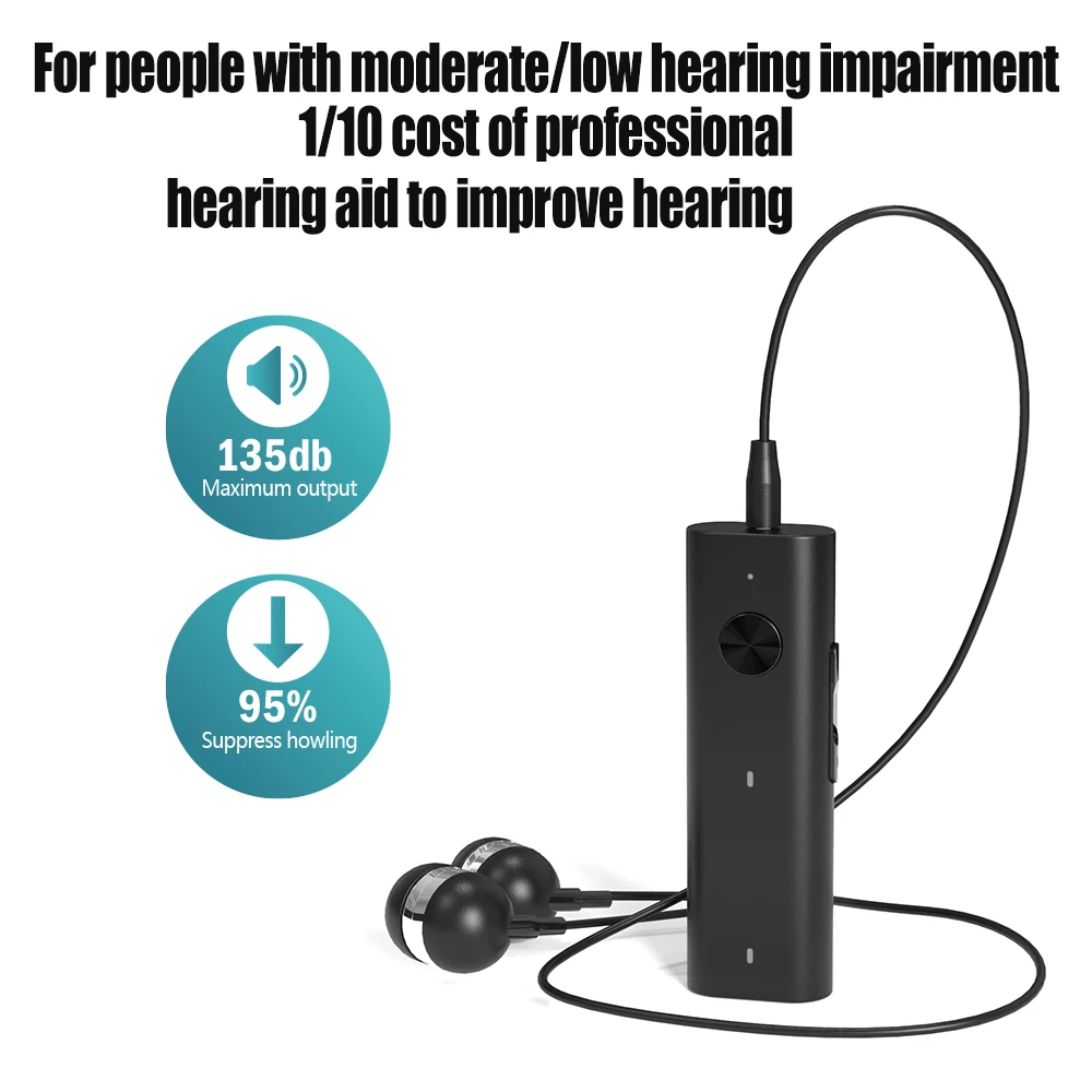 Noise-Reduction-Sound-Amplifier-for-Elderly-Rechargeable-Adjustable ...