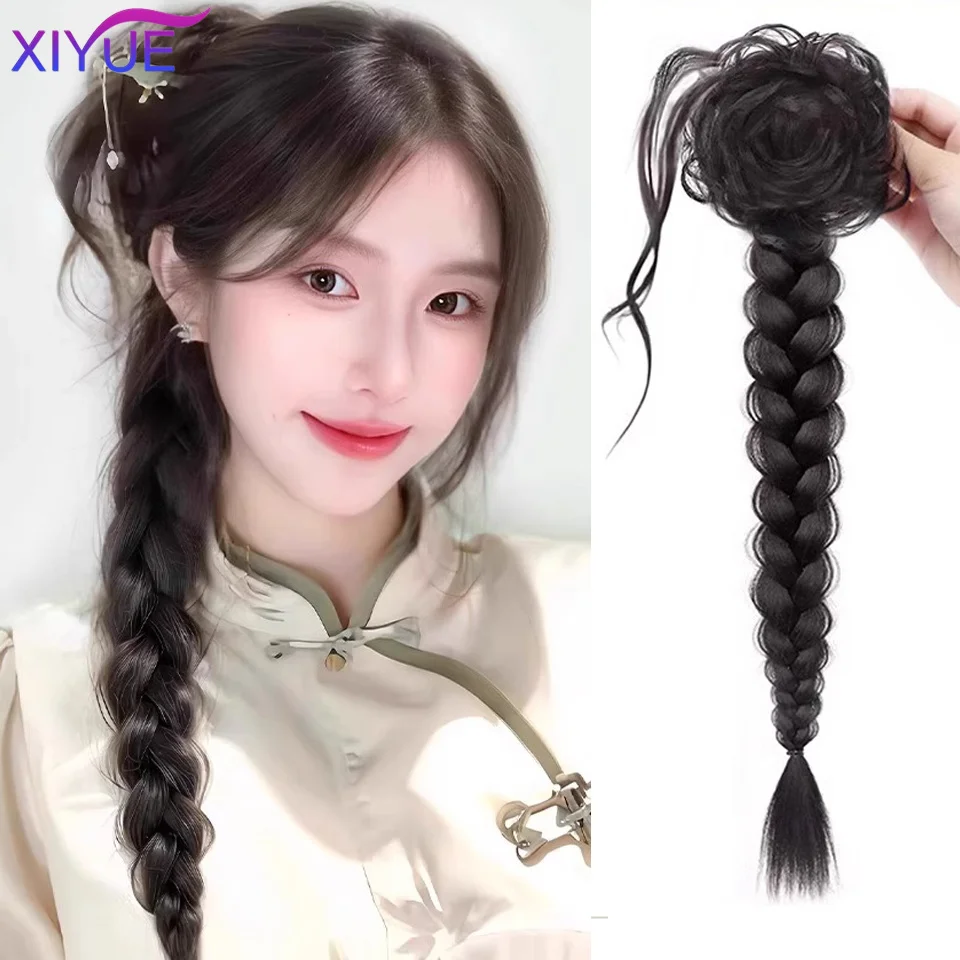 XIYUE-wig-bun-new-Chinese-style-ponytail-style-wig-bag-ancient-costume ...