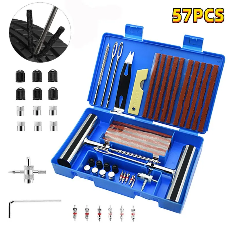 33-57pcs-Auto-Tire-Repair-Set-Puncture-Repair-Tools-Car-Van-Motorcycle ...
