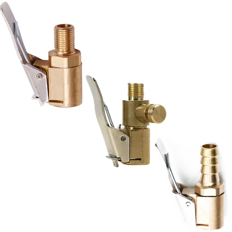 Portable Inflatable Pump for Car Tire Air Chuck Inflator Pump Valve ...