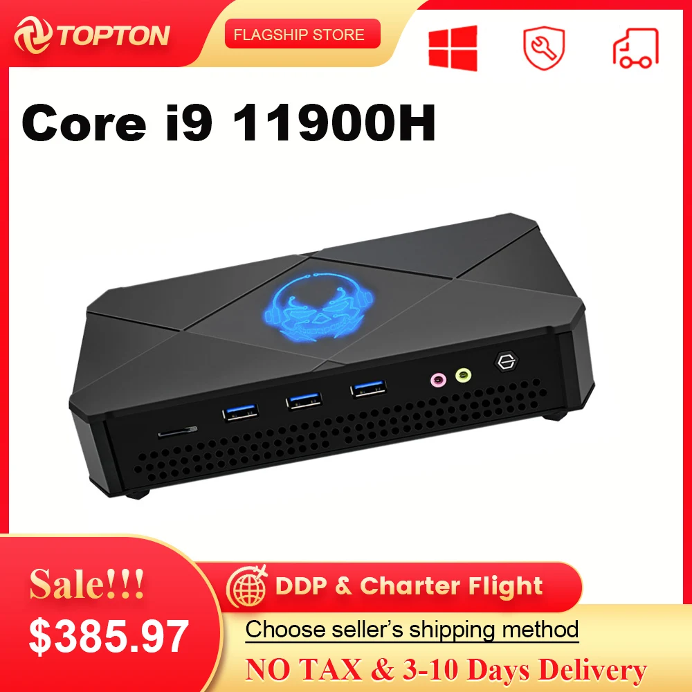 Portable Mini Pc Intel Core I7 11800h I7 1165g7 Desktop Computer Dual ...