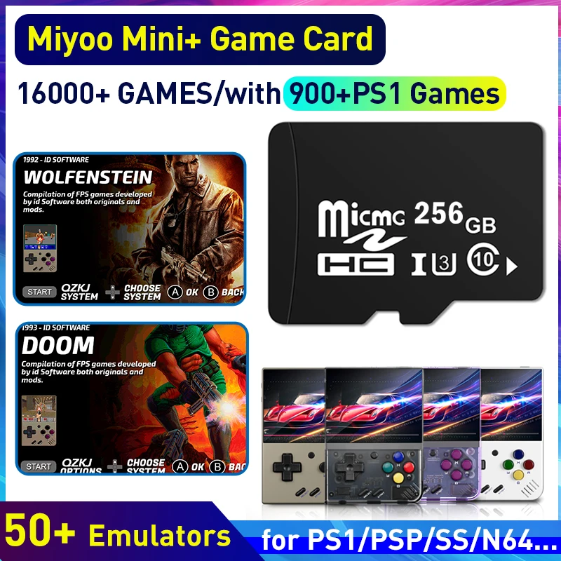 Miyoo-Mini-256GB-Newest-Version-System-Card-16000-games-50-Emulators ...