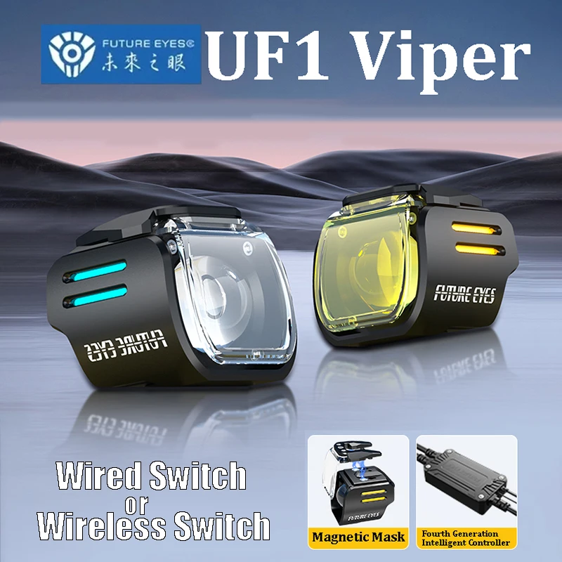 Future-Eyes-UF1-Viper-Motorcycle-Spotlight-LED-Fog-Lights-Roadlaying ...