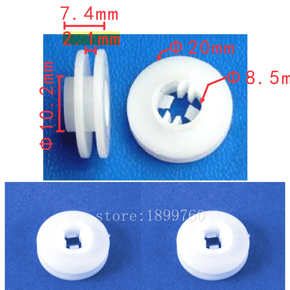 10-50-100x-OEM-for-Mini-Cooper-R50-R52-R53-Clip-For-Wheel-Arch-Trim ...