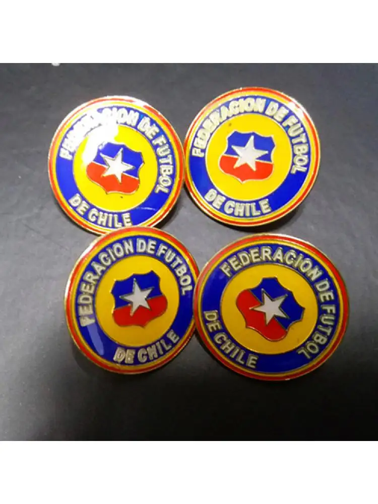 50pcs/lot 31 Teams Can Shoose Chile Russia Football Pins Broches ...