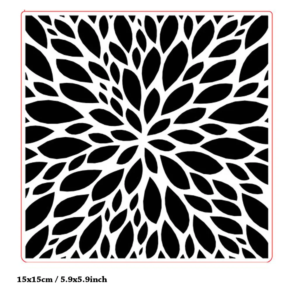 Scrapbooking Supplies Embossing 3D Plastic Embossing Folder Template ...