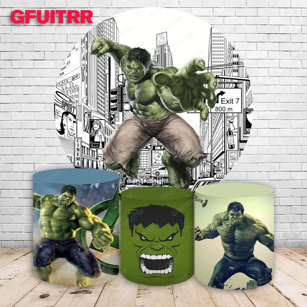 Marvel-Hulk-Round-Backdrop-for-Kids-Birthday-Party-Super-Hero ...