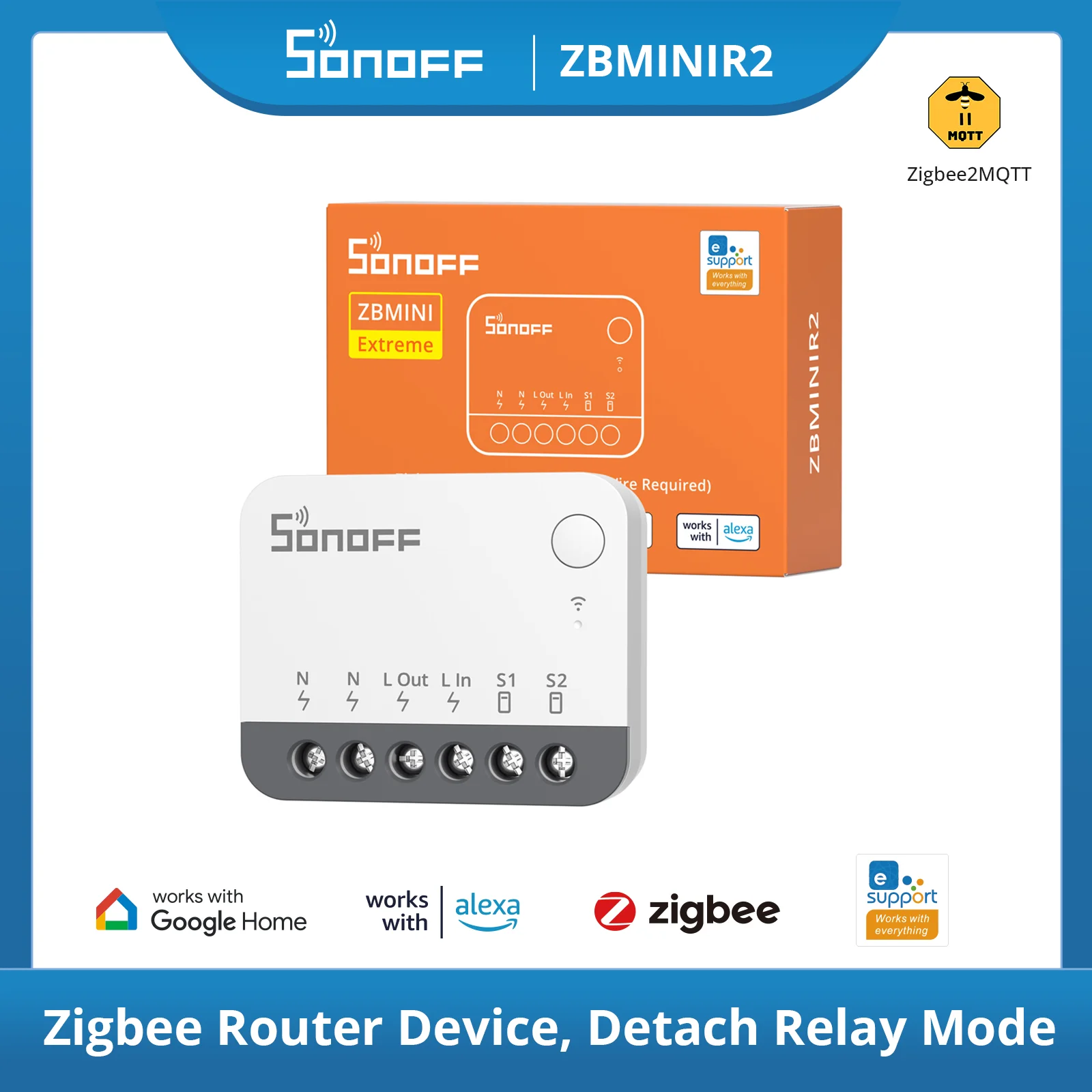 SONOFF-ZBMINIR2-Extreme-Zigbee-3-0-Smart-Switch-Smaller-Size-2-Way ...
