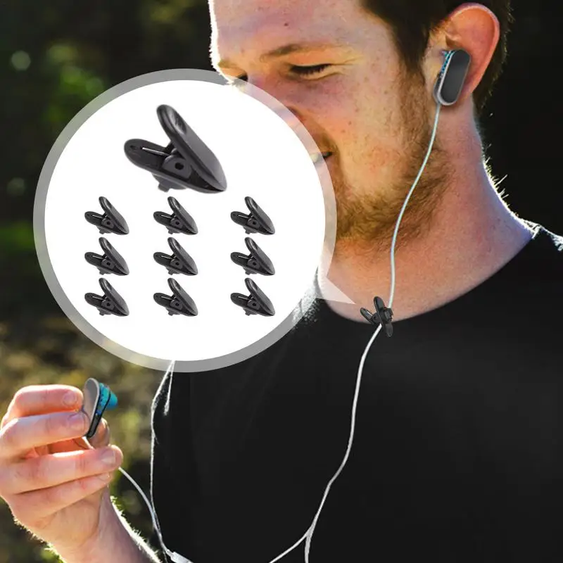Headphone Wire Clips Wire Headset Clips Cable Clamp Rotate Mount ...