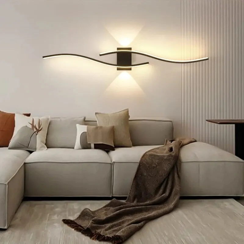 Modern-Simple-Wall-Lamp-Aluminum-LED-Living-Room-Wall-Sconce-TV-Wall ...