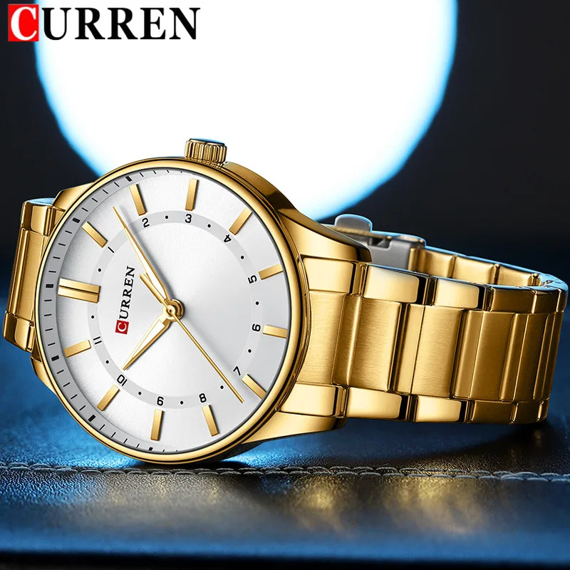Curren Sport Men Watch Top Brand Luxury Gold Military Waterproof Male ...