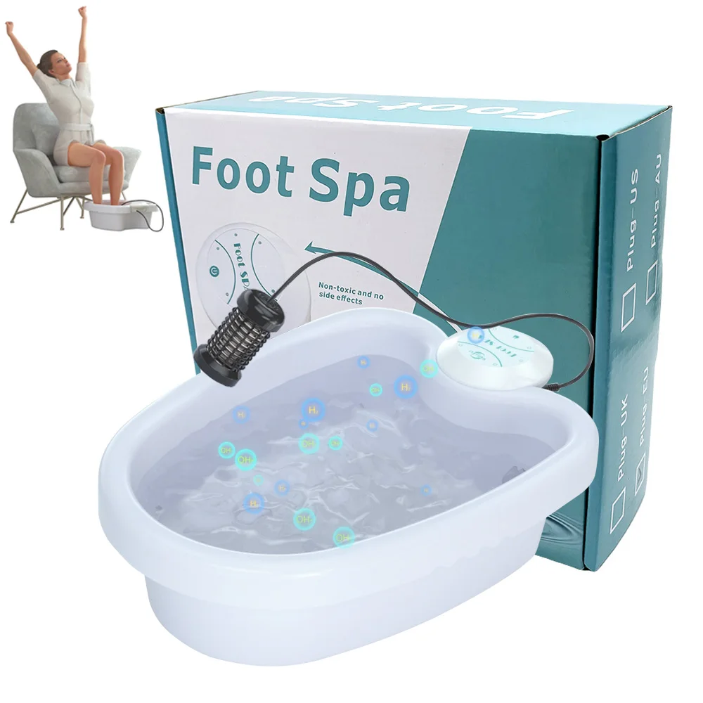 Detox Ionic Foot Spa Bath Machine for Footbath Ion Cleanse Vibrat Foot ...